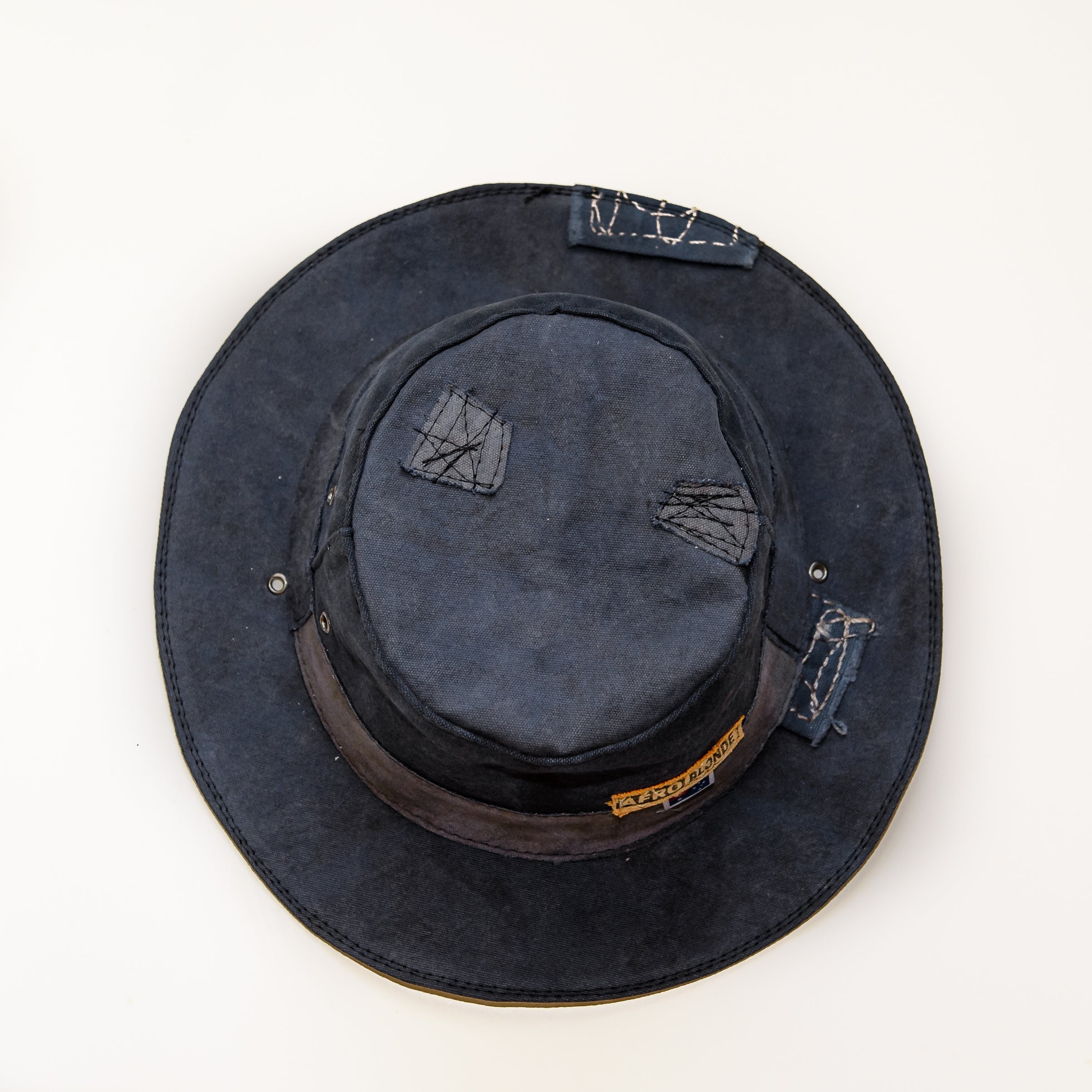 Bucket Hat, Blue - Afroblonde - Upcycled & Vegan - Truck Canvas ...