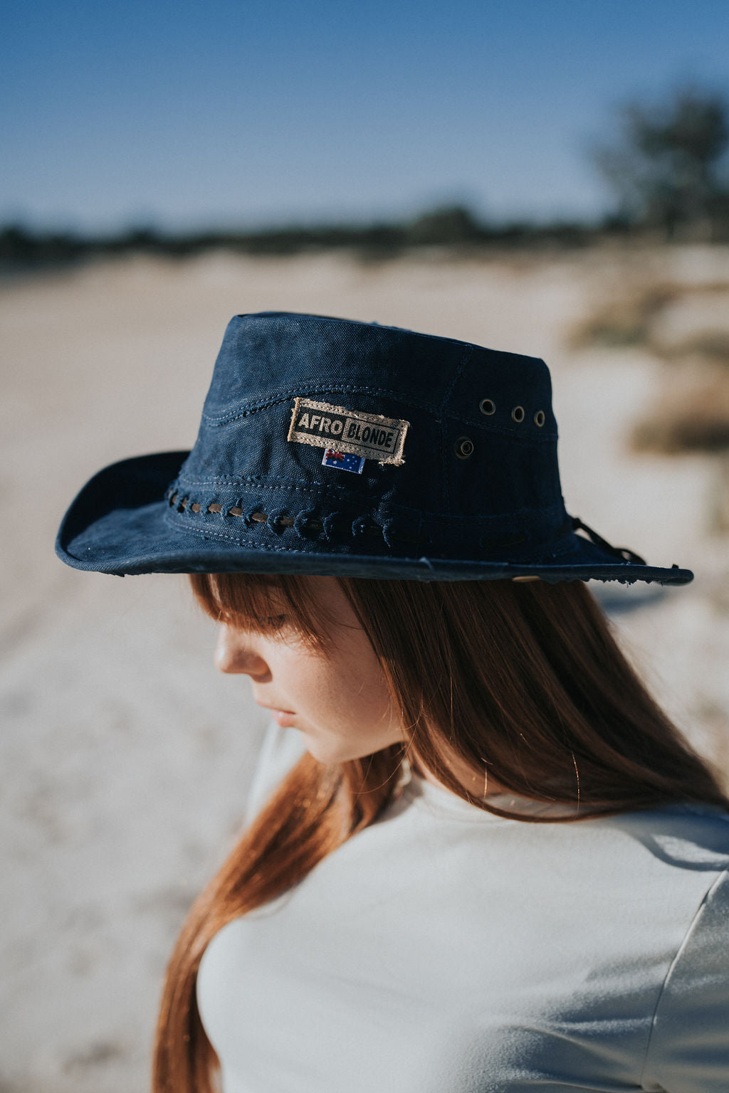 Digger Hat, Indigo – Afroblonde Road Gear