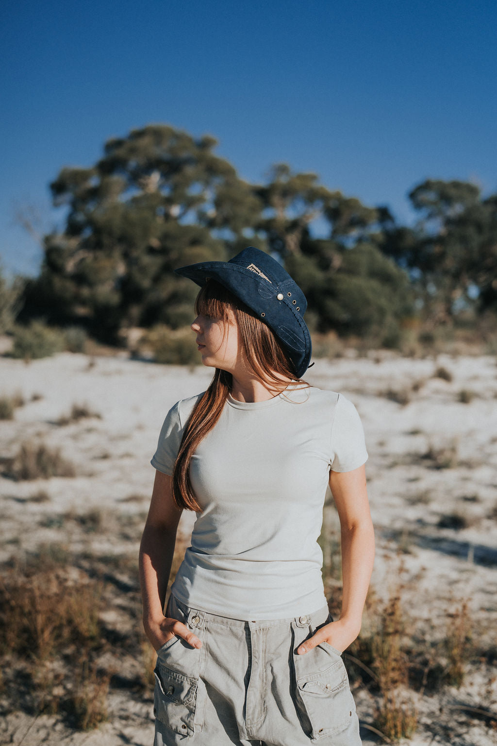 Digger Hat, Indigo – Afroblonde Road Gear